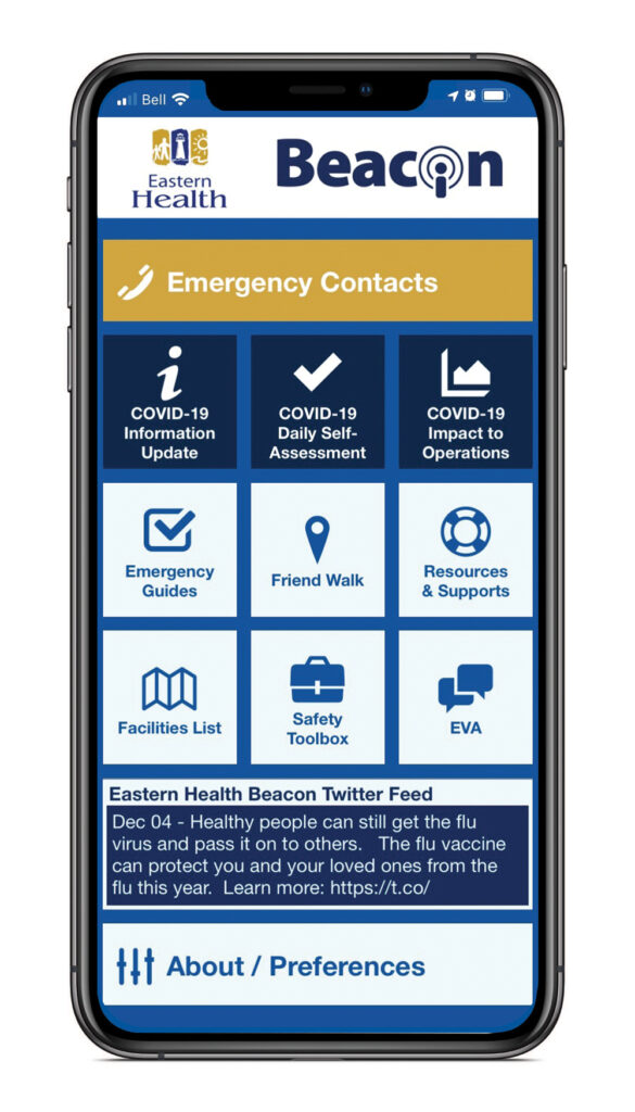 Beacon App – Eastern Health
